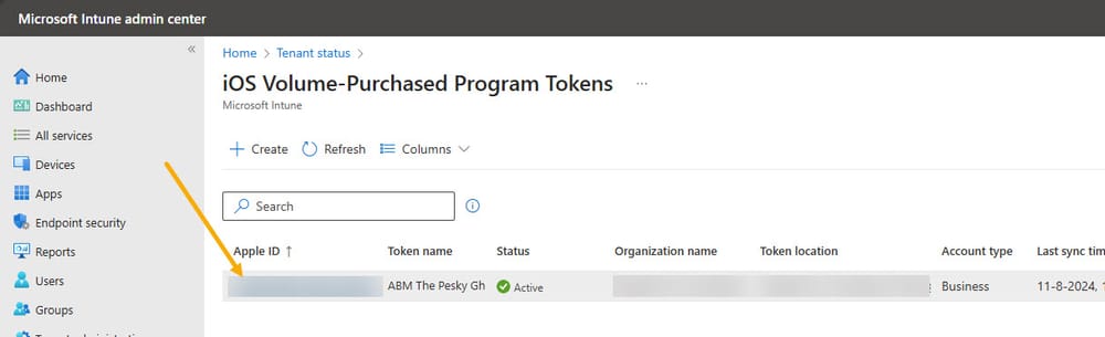 Renewing the Apple VPP token