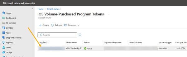 Renewing the Apple VPP token